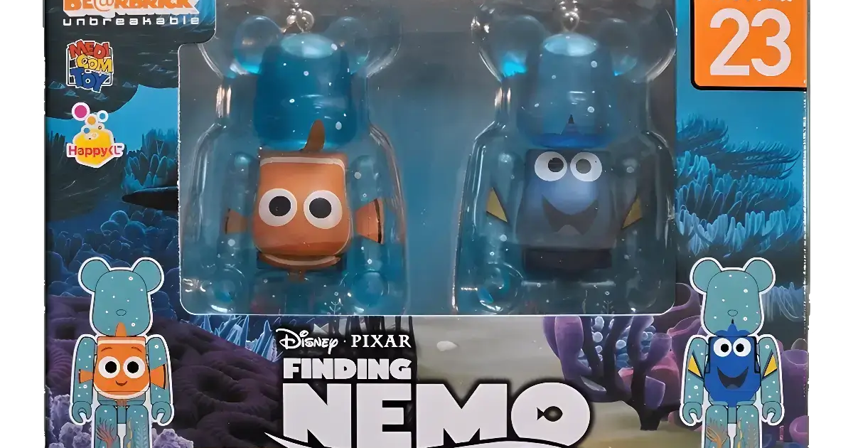 BE@RBRICK Disney Pixar Nemo & Dory [Finding Nemo] 100%