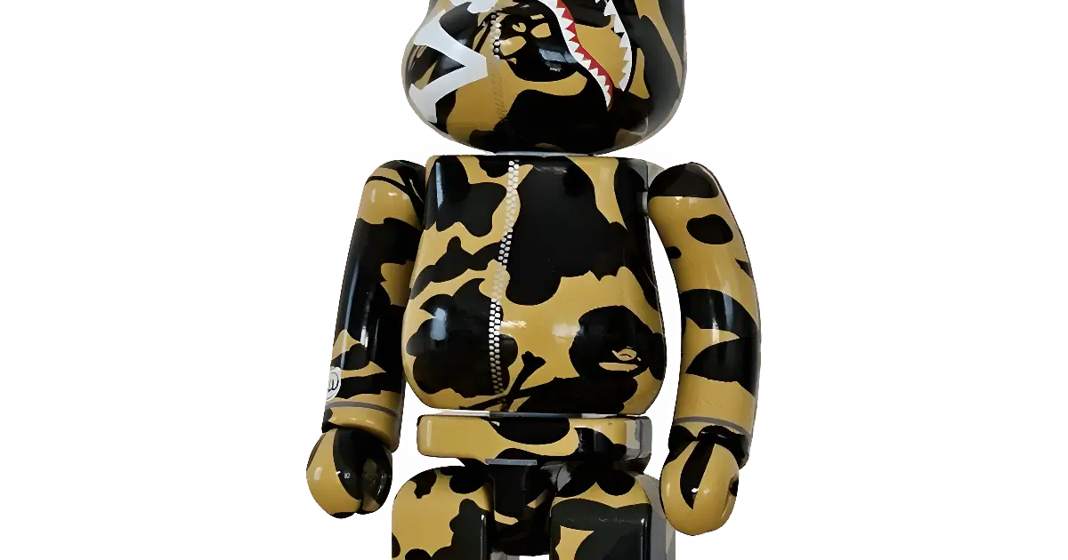 BE@RBRICK mastermind × A Bathing Ape Yellow 200%