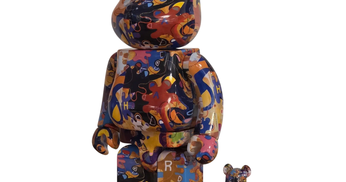 BE@RBRICK Noritake Kinashi "Let's go! Reach Out!" 100%+400%