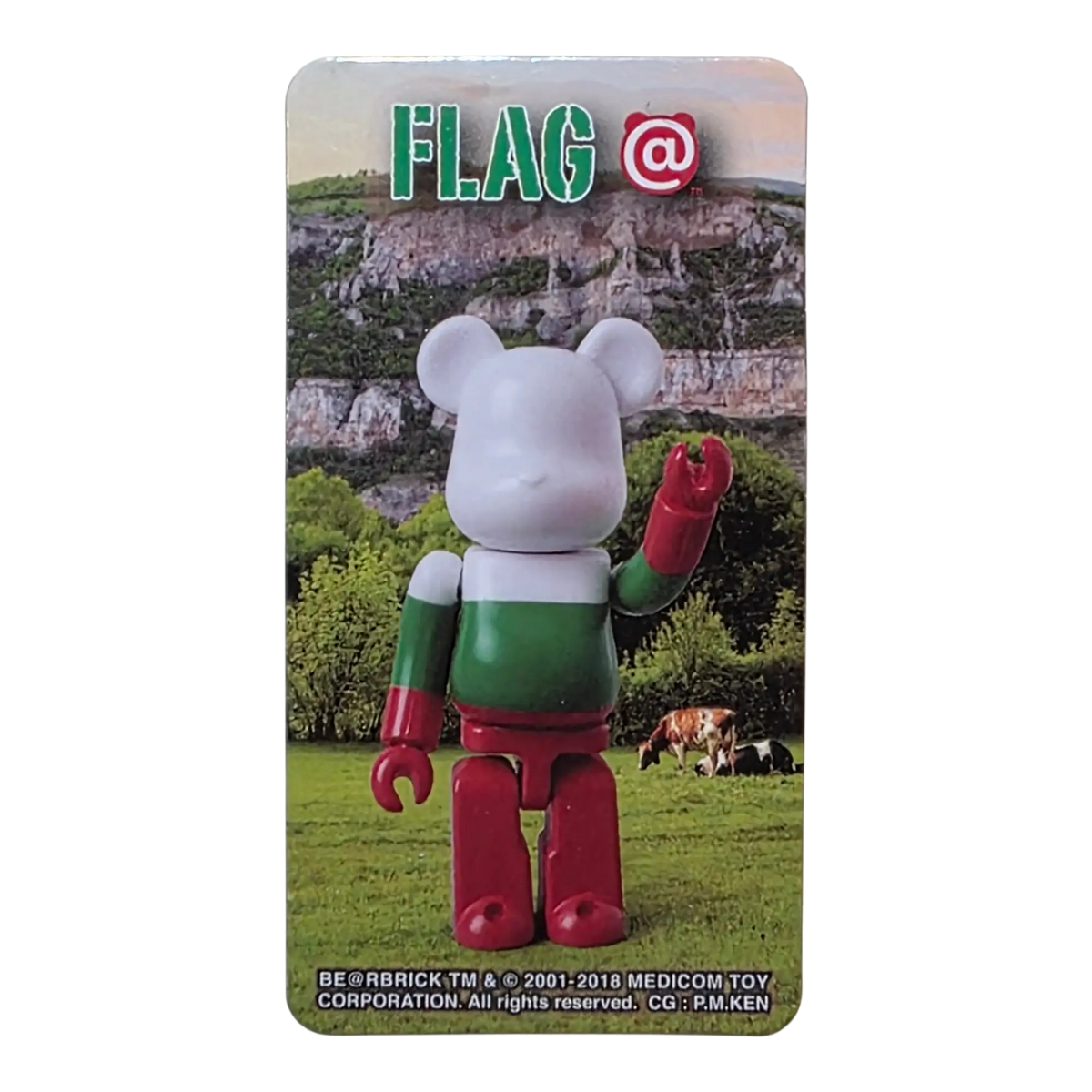 BE@RBRICK Series 36 Flag "Bulgaria" 100% | MyBearBrick.de